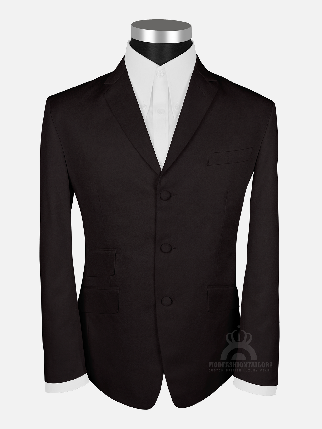 David Bowie Dark Chocolate Brown Mod Jacket – Modfashiontailor