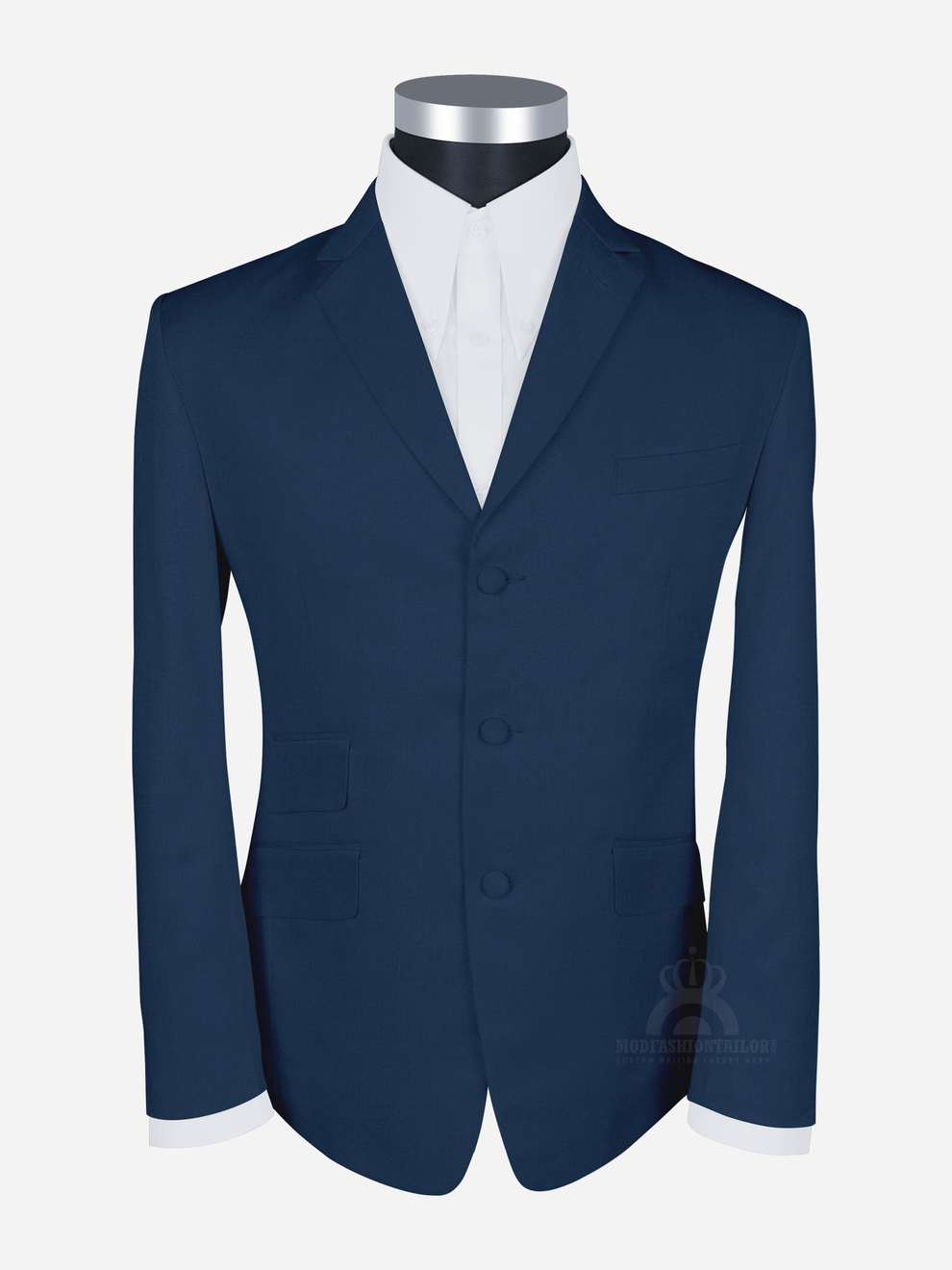 2 Piece Paul Weller Blue Mod Suit – Modfashiontailor