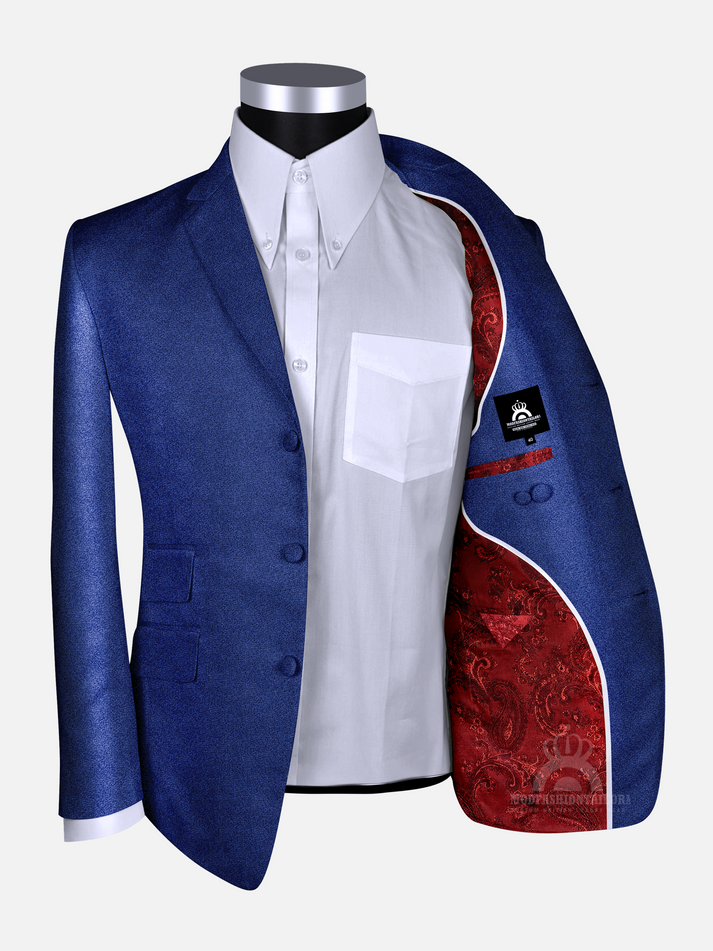 Two Tone Tonic Blue 60s Mod Suit – Modfashiontailor